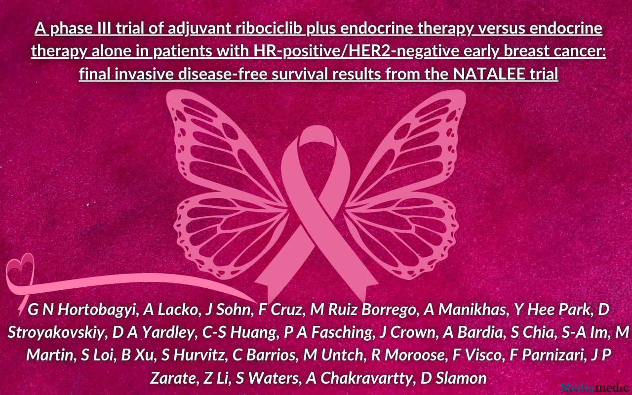 Final Results from the NATALEE Trial: Ribociclib in Early Breast Cancer ...