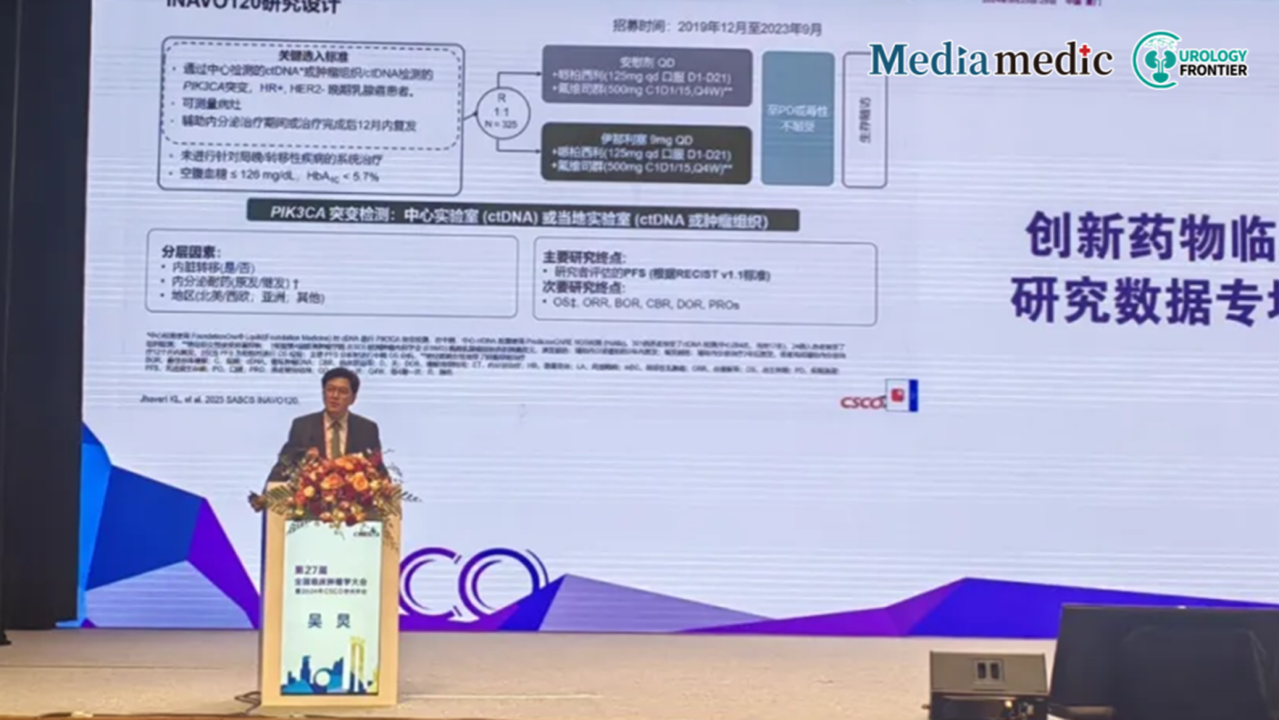 CSCO 2024丨Dr. Jiong Wu: INAVO120 Accelerates the Approval of New PI3Ki ...