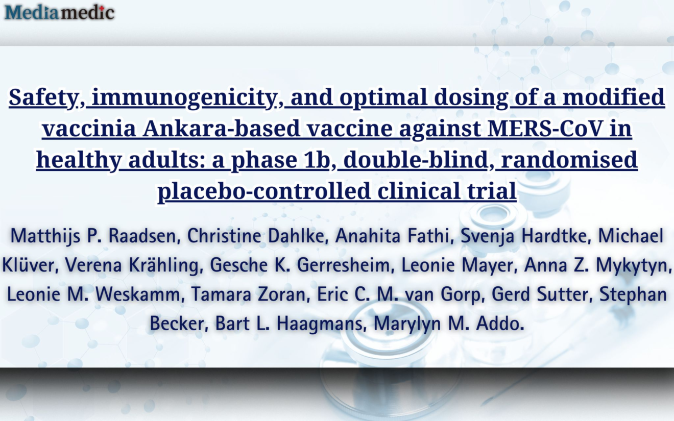 Insights from the MVA-MERS-S Vaccine Trial - MediaMedic
